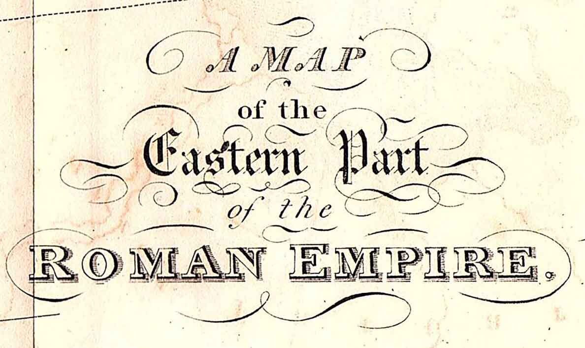 17th Century Map of the Eastern Part of the Roman Empire - Etsy
