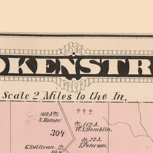1878 Map of Brokenstraw Township Warren County Pennsylvania - Etsy