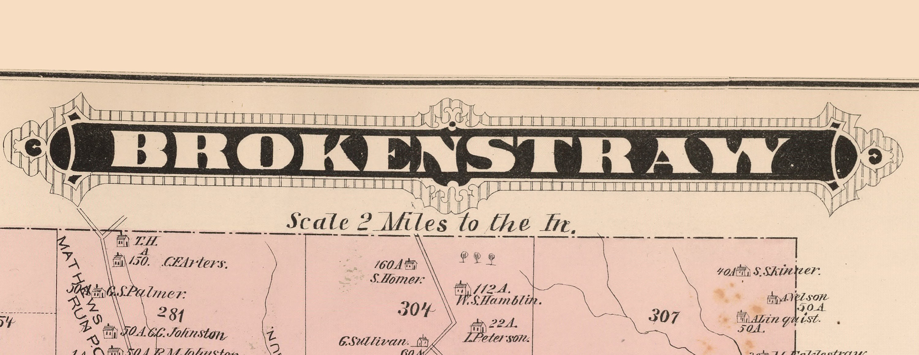 1878 Map of Brokenstraw Township Warren County Pennsylvania - Etsy
