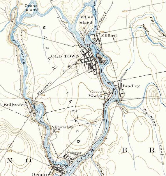 Orono Maine Map