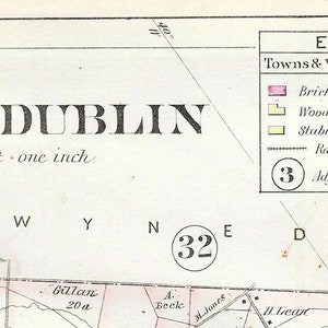1893 Upper Dublin Township Map Montgomery County PA - Etsy