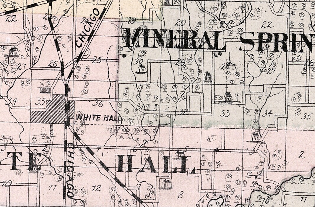 1873 Map of Greene County Illinois - Etsy