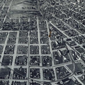 1911 Panoramic Map of Tulsa Oklahoma - Etsy