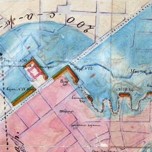 1850 Map of Kiev Ukraine Soviet War - Etsy