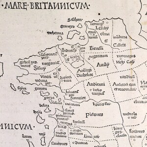 1482 Map of France - Etsy