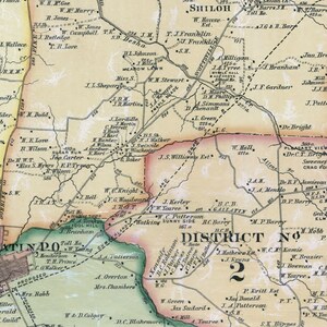 1878 Cadastral Map of Sumner County Tennessee Gallatin - Etsy