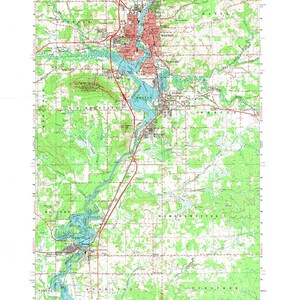 1963 Topo Map of Wausau Wisconsin Quadrangle - Etsy