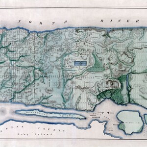 1865 Map of the City of New York - Etsy
