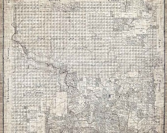 Young County Map - Etsy