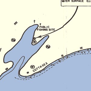 1963 Map of Union Lake Branch County Michigan - Etsy