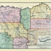 1874 Map of Menard County Illinois - Etsy