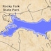 2024 Map of Rocky Fork Lake Highland County Ohio - Etsy Canada