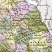 1844 Map of the State of Georgia - Etsy