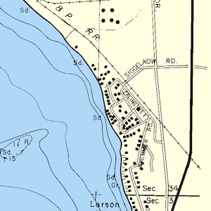 1981 Map of Lake Waubesa Dane County Wisconsin - Etsy