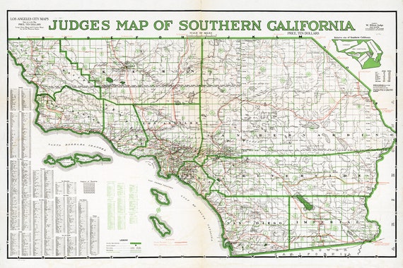 Southern California Map Counties