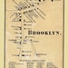 1858 Town Map of Brooklyn Susquehanna County Pennsylvania - Etsy