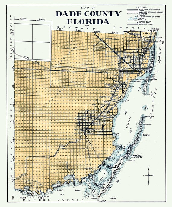 Mapa Del Condado De Florida