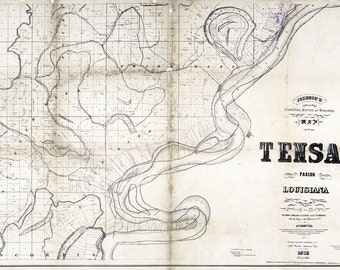 1873 Map of Issaquena County Mississippi - Etsy