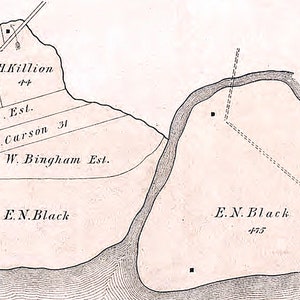 1875 Town Map of Tinicum Delaware County Pennsylvania - Etsy