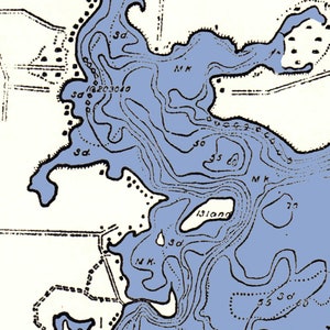 1970 Map of Tomahawk Lake Oneida County Wisconsin - Etsy