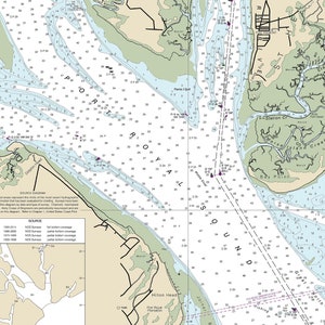 2023 Nautical Chart of Port Royal Sound and Inland Passages South ...
