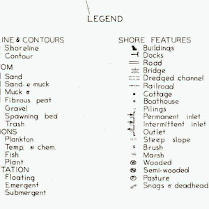 1941 Map of Lake Macatawa Ottawa County Michigan - Etsy