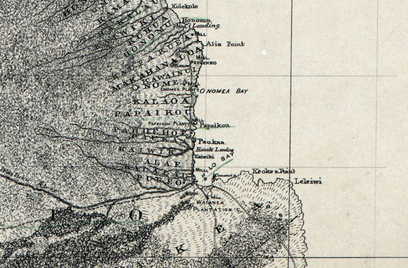 1886 Map of Hawaii - Etsy