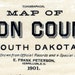 1892 Map of Union County South Dakota Big Sioux - Etsy