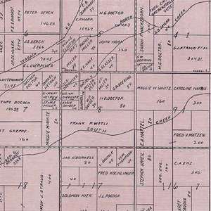 1905 Map of Harrison Township Paulding County Ohio - Etsy