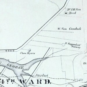 1873 Map of Hudson Columbia County New York - Etsy