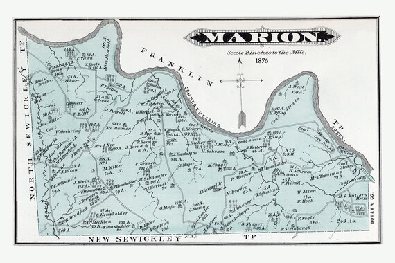Beaver County Maps With Townships