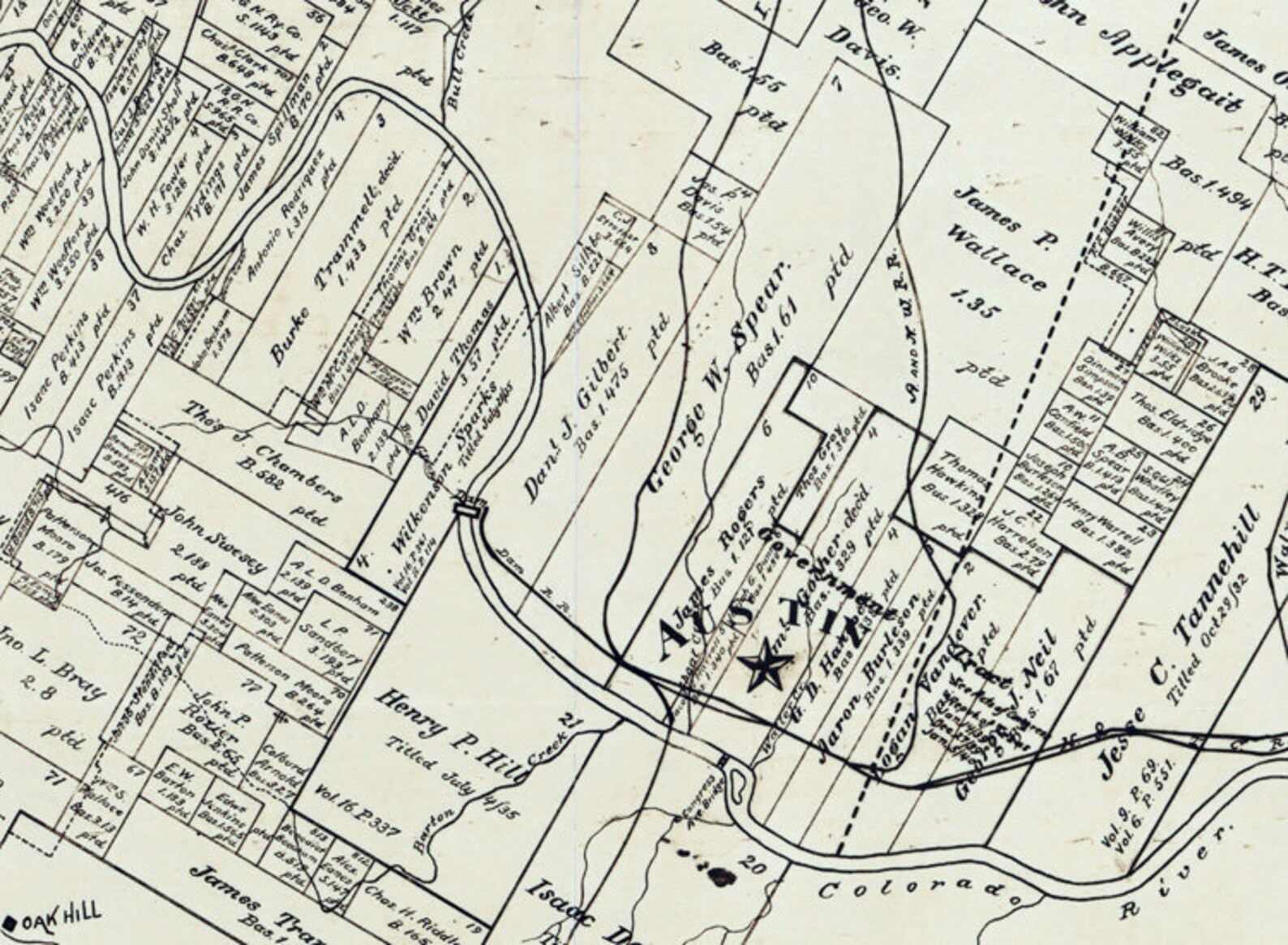 1914 Farm Line Map of Travis County Texas Austin - Etsy