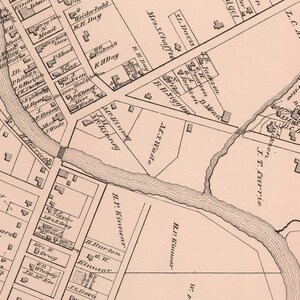 1878 Town Map of Youngsville Warren County Pennsylvania - Etsy