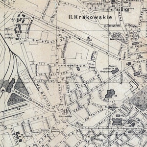 1919 Town Map of Lemberg Ukraine Lwow Galicia - Etsy