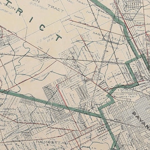 1906 Map of Chatham County Georgia Savannah - Etsy