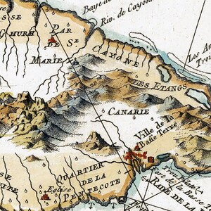 1754 Map of St Christopher - Etsy