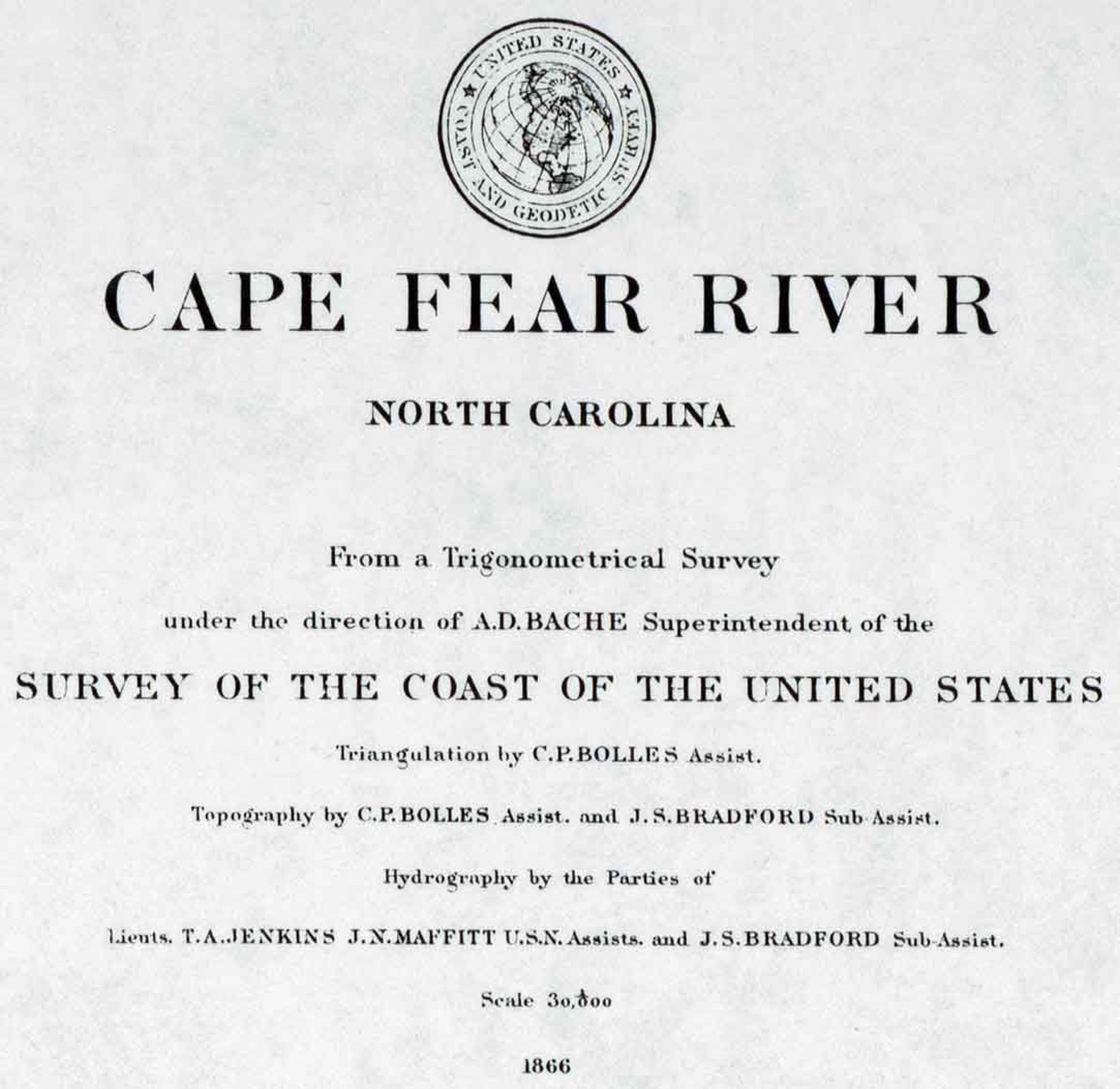 1976 Nautical Map of Cape Fear River North Carolina - Etsy