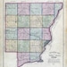 1924 Map of Lake Manitou Fulton County Indiana - Etsy