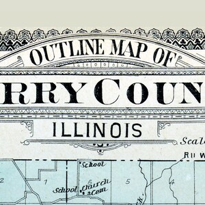 1902 Map of Perry County Illinois - Etsy