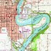 1980 Map of Lake Freeman Indiana - Etsy