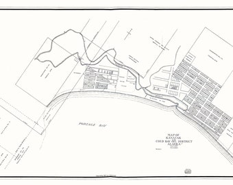 Cold Bay Alaska Map - Etsy