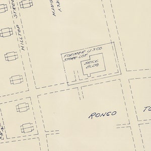 1965 Ronco PA Mine and Town Map Fayette County Masontown - Etsy