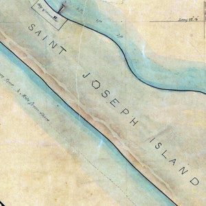 1862 Map of Aransas Bay Texas - Etsy