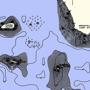 1936 Map of Manistique Lake Mackinac and Luce County Michigan - Etsy