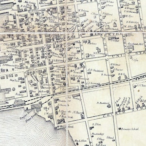 1855 Town Map of Fairhaven Bristol County Massachusetts - Etsy