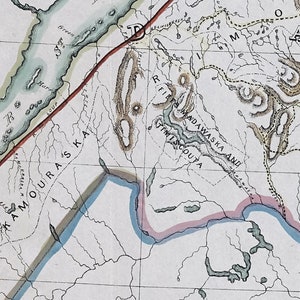 1845 Map of Nova Scotia New Brunswick and Lower Canada - Etsy