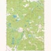 1973 Topo Map of Pearson Wisconsin Quad Game Lake Jack Lake - Etsy