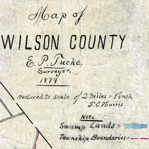 1879 Map of Wilson County North Carolina - Etsy