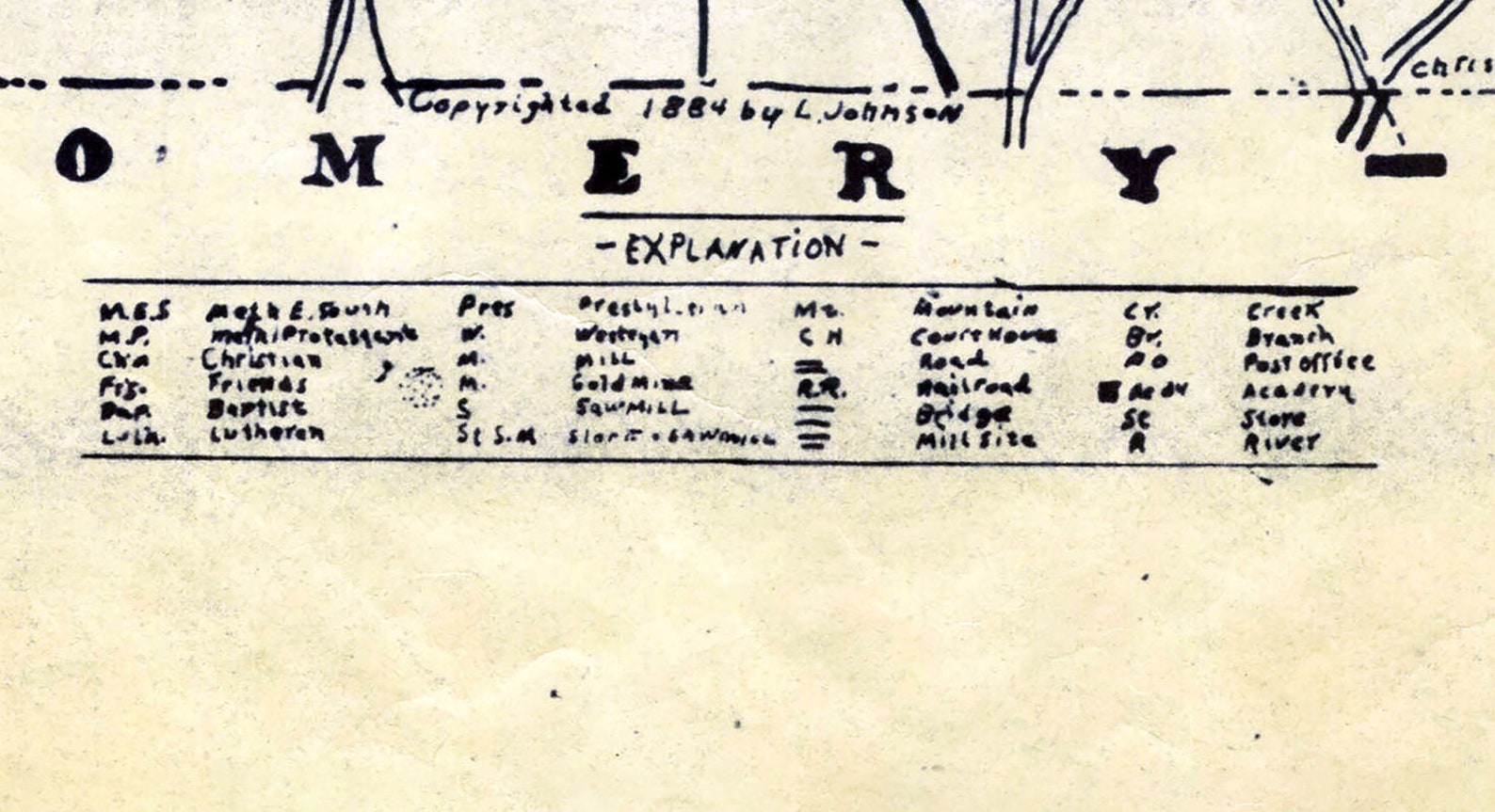 1911 Map of Randolph County North Carolina - Etsy
