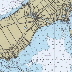 1995 Nautical Map of Long Island Sound Eastern Part New York - Etsy